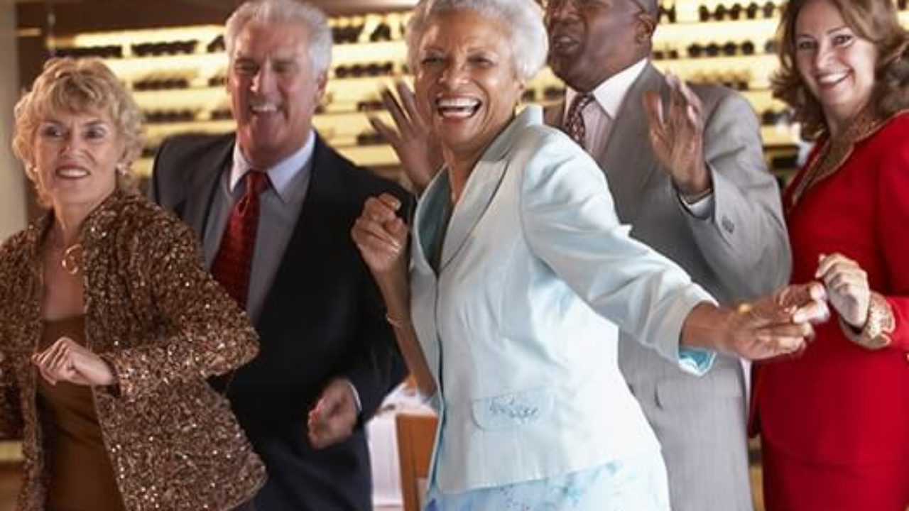 Senior Citizens Dancing